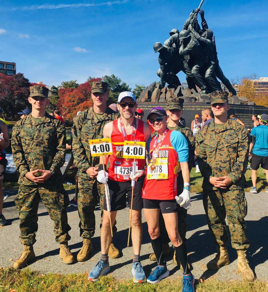 Marathon Maniacs Pace Team at the Marine Corps Marathon ...