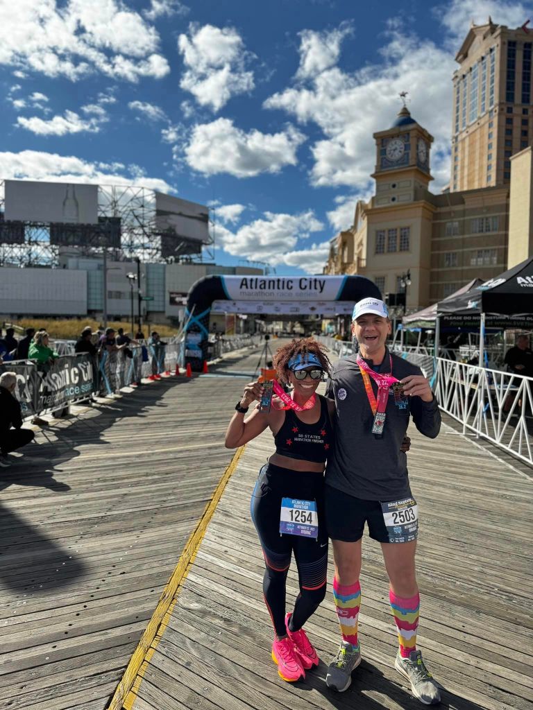 Running the Boardwalk at the Atlantic City Marathon ...